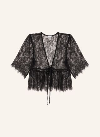 Mrs & Hugs Mrs & Hugs Spitzenbluse schwarz