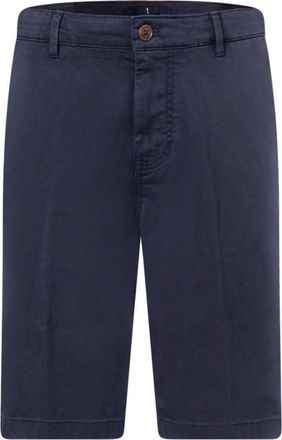 Joop Herren Chino Short RUDO - Mid Waist -Regular Fit -Blau Schwarz Weiss Braun, Größe:W 34, Farbe:404 Dark Blue