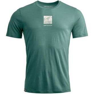 Ortovox Herren Shirt 120 COOL TEC ABSTRACT TS M