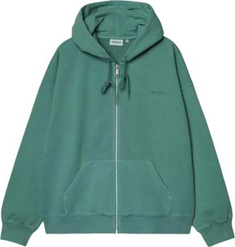 Carhartt Work in Progress Homme, Sweatshirts et sweats &agrave; capuche, Vert, Taille: S Benton Sweat Jacket