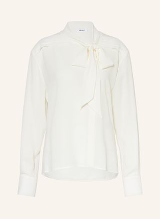 Alexander McQueen Mcqueen Seidenbluse Mit Schluppe weiss