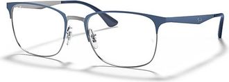 Ray-Ban Rb6421 Optics Blau Fassung Demo Gläser Glas Polarisiert 54-18