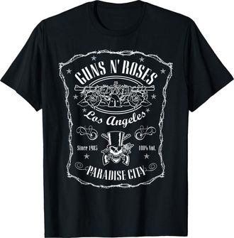 Guns n' Roses Offizielles Guns N Roses Paradise Label T-Shirt