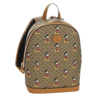 Gucci Pre-owned Vintage Micro Small GG Canvas Backpack - - Pre-owned - Damen - Beige - ONE SIZE