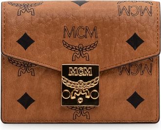 MCM Mcm, Femme, Accessoires, Brun, Taille: ONE Size Tracy Chain Card Wallet