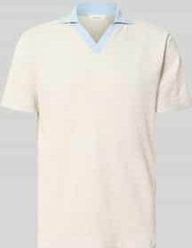 Selected Regular Fit Poloshirt in Seersucker-Optik Modell MARNI