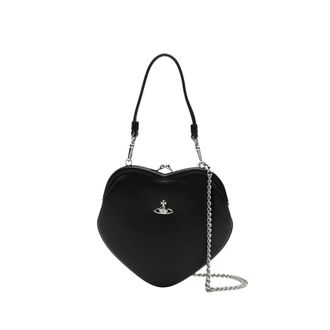 Vivienne Westwood Belle Heart Frame Purse - - Bags - Damen - Schwarzk - ONE SIZE