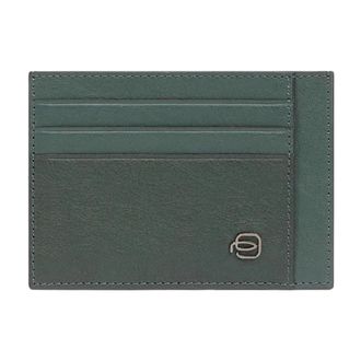 Piquadro Homme, Accessoires, Vert, Taille: ONE Size Porte-cartes de cr&eacute;dit de poche