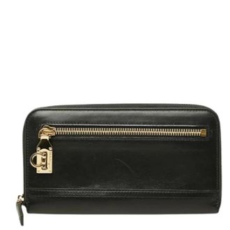 Ferragamo Portefeuille long (bi-pli) Pre-owned - Femme - Pre-owned - Noir - Taille: ONE Size