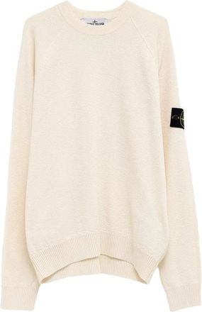 Stone Island Homme, Pulls, Beige, Taille: M Pull Ras du Cou
