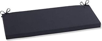 Pillow Perfect Fresco Solid Getuftet, Wetter-und lichtbeständig, Schwarz, 18 x 45