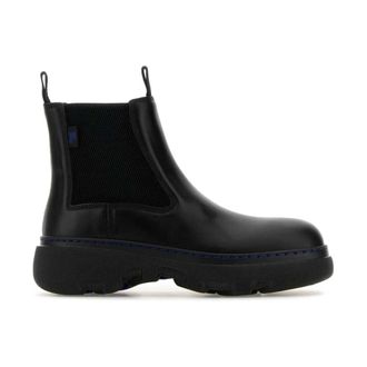 Burberry Chunky Sohle Leder Chelsea Boots - - Shoes - Herren - Schwarzk - 41 EU