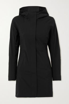 lululemon Rain Rebel Kapuzenjacke Aus Glyde-material - Schwarz