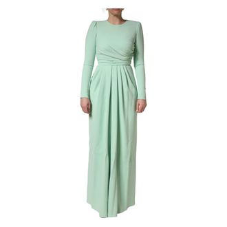Dolce & Gabbana Etui-Kleid Lang - - Dresses - Damen - Gr&uuml;n - S