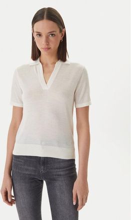Guess Poloshirt W6GR03 Z0583 Creme Regular Fit