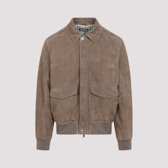 Brunello Cucinelli Blouson aviateur en cuir Brunello Cucinelli