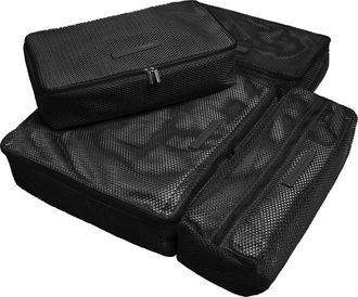 Horizn Studios Packing Cubes in All Black - Luggage Accessories - - 0.5kg - 2-Year Warranty