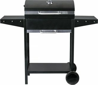 Habitat et Jardin Habitat Et Jardin - Barbecue charbon de bois Bizon - 119 x 50 x 101 cm - Noir