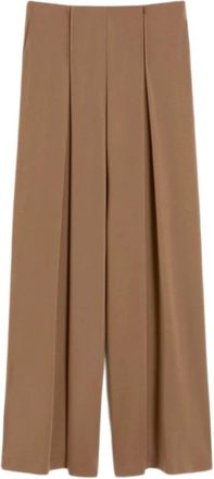 Max Mara Femme, Pantalons, Beige, Taille: 36 FR Pantalon en jersey interlock