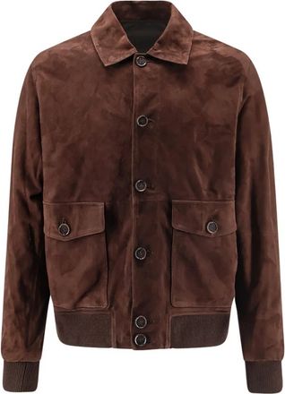 Arma Tomme Reversible Suede Jacket - - Jackets - Herren - Braun - XL