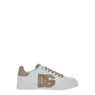 Dolce & Gabbana Femme, Chaussures, Blanc, Taille: 41 EU Baskets Portofino Light Strobel