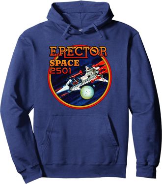 Meccano Erector Raumschiff Space 2501 Retro Pullover Hoodie
