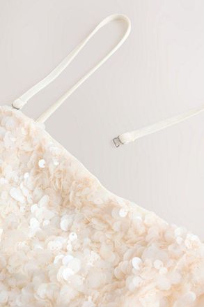 Next Minikleid Festliches Bandeau-Minikleid mit Pailletten (1-tlg)