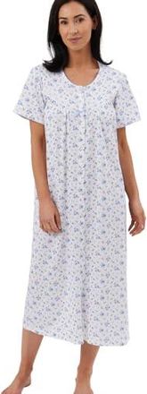 Marlon Anna Chemise De Nuit, Bleu (Blue 001), 38 (Taille Fabricant: 8/10) Femme