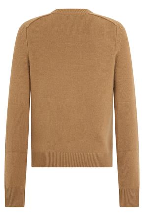 Burberry Cashmere Crew Neck Sweater - Camel