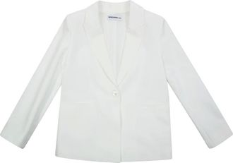 Patrizia Pepe Homme, Vestes, Blanc, Taille: 3XL Blazer Corto