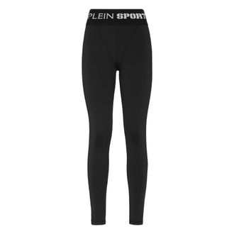 Plein Sport Femme, Pantalons, Noir, Taille: 46 FR Jogging Push Up Leggings Basic