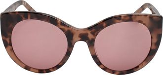 DKNY Damen Cat Eye &Uuml;bergro&szlig;e Sonnenbrille DK517S