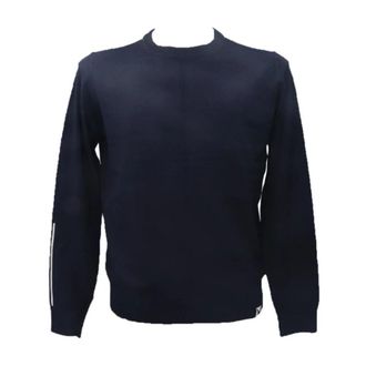 John Richmond Rundhals-Pullover - - Knitwear - Herren - Blau - 2XL