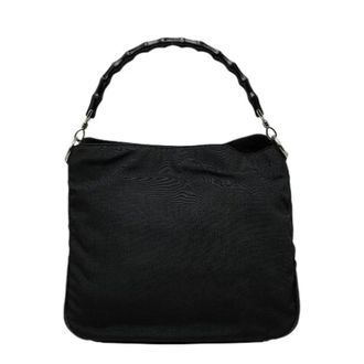 Gucci Sac bandouli&egrave;re Gucci en nylon bambou doccasion - Femme - Pre-owned - Noir - Taille: ONE Size