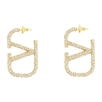 Valentino Garavani Femme, Accessoires, Jaune, Taille: ONE Size VLogo Signature Earrings