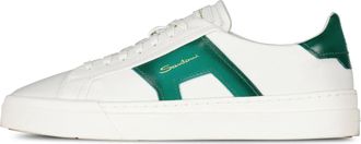 Santoni Low-Top Sneaker - Sneakers aus Leder - Gr. 39 (EU) - in Wei&szlig; - f&uuml;r Damen