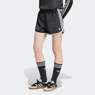 adidas Shorts ADIDAS ORIGINALS ADICOLOR 3-STREIFEN SPRINTER, Damen, Gr. XL, N-Gr, schwarz (schwarz, normal, gr.), Obermaterial: 97% Polyester, 3% Elasthan, H