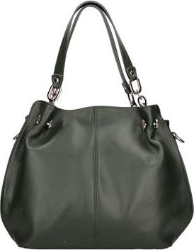 Gave Lux Sac &agrave; bandouli&egrave;re en cuir v&eacute;ritable pour femme Made in Italy 38x30x12 cm GLX22330523FBG-PARENT, vert fonc&eacute;