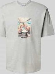 Review Regular Fit T-Shirt aus Baumwoll-Viskose-Mix