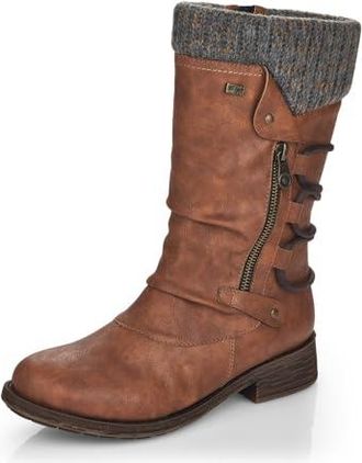 Remonte Bottines plates pour femme, marron, 39 EU