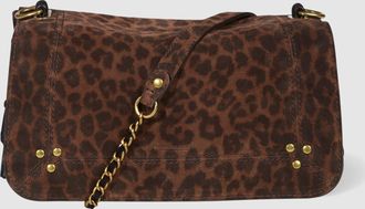 Jerome Dreyfuss Sac Bobi Cuir Imprimé Léopard Naturel