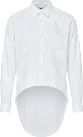 Comme Des Gar&ccedil;ons Hem-Shirt mit hohem und niedrigem Saum - - Blouses & Shirts - Damen - Wei&szlig; - M