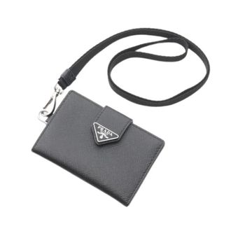 Prada unisex, Pre-owned, Noir, Taille: ONE Size Porte-cartes de visite Pre-owned