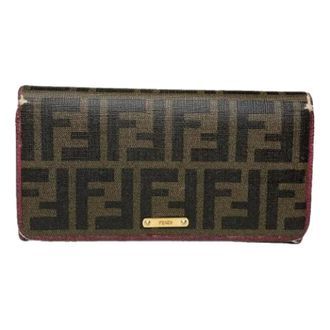 Fendi Portefeuille Vintage Pre-owned - Femme - Pre-owned - Brun - Taille: ONE Size