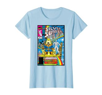 MARVEL The Silver Surfer Thanoss Guide To The Galaxy Comic T-Shirt