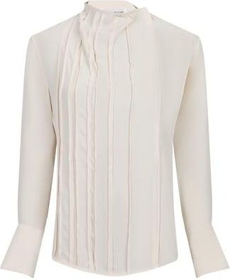 Victoria Beckham Blouse &agrave; fermeture et ourlet asym&eacute;triques