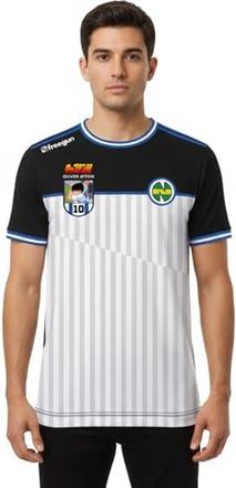 Freegun T-Shirt Homme Olive et Tom Atton, Blanc Taille S