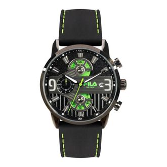 Fila Fila Herrenuhr Chronograph Silikon Armband Filastyle 38-175 - - Accessories - Herren - Schwarzk - ONE SIZE
