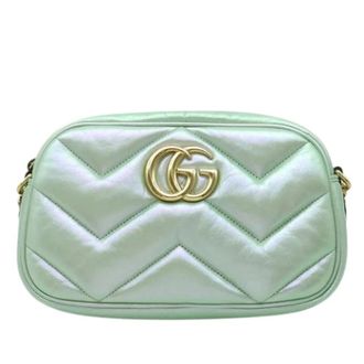 Gucci Sac bandouli&egrave;re matelass&eacute; doccasion - Femme - Pre-owned - Vert - Taille: ONE Size