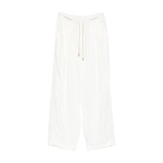 Herno Wide Hosen - - Trousers - Damen - Wei&szlig; - XL